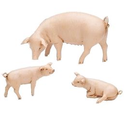 Pigs 3 Pc Set For Fontanini 7.5 Inch