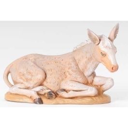 Seated Donkey For Fontanini 12 Inch
